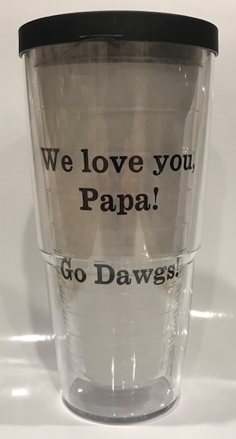 Personalized Tervis Tumblers & Mugs with Block Font